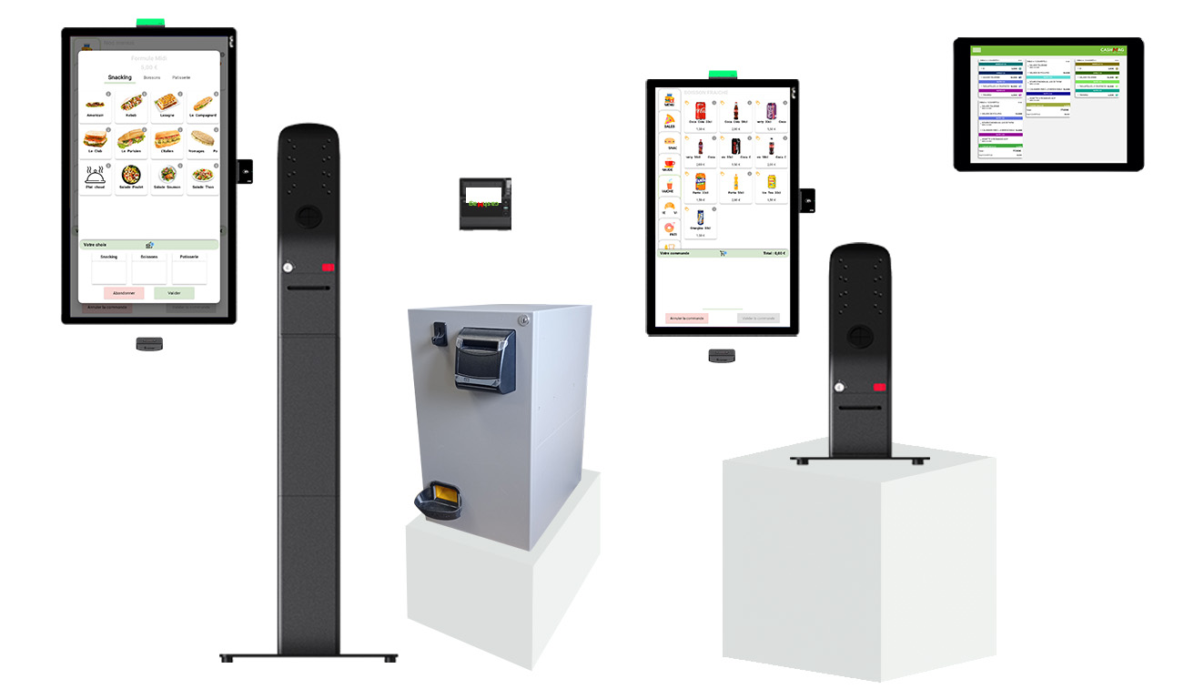 Bornes de commande - La Gamme CashMag - CashMag - Bornes tactiles